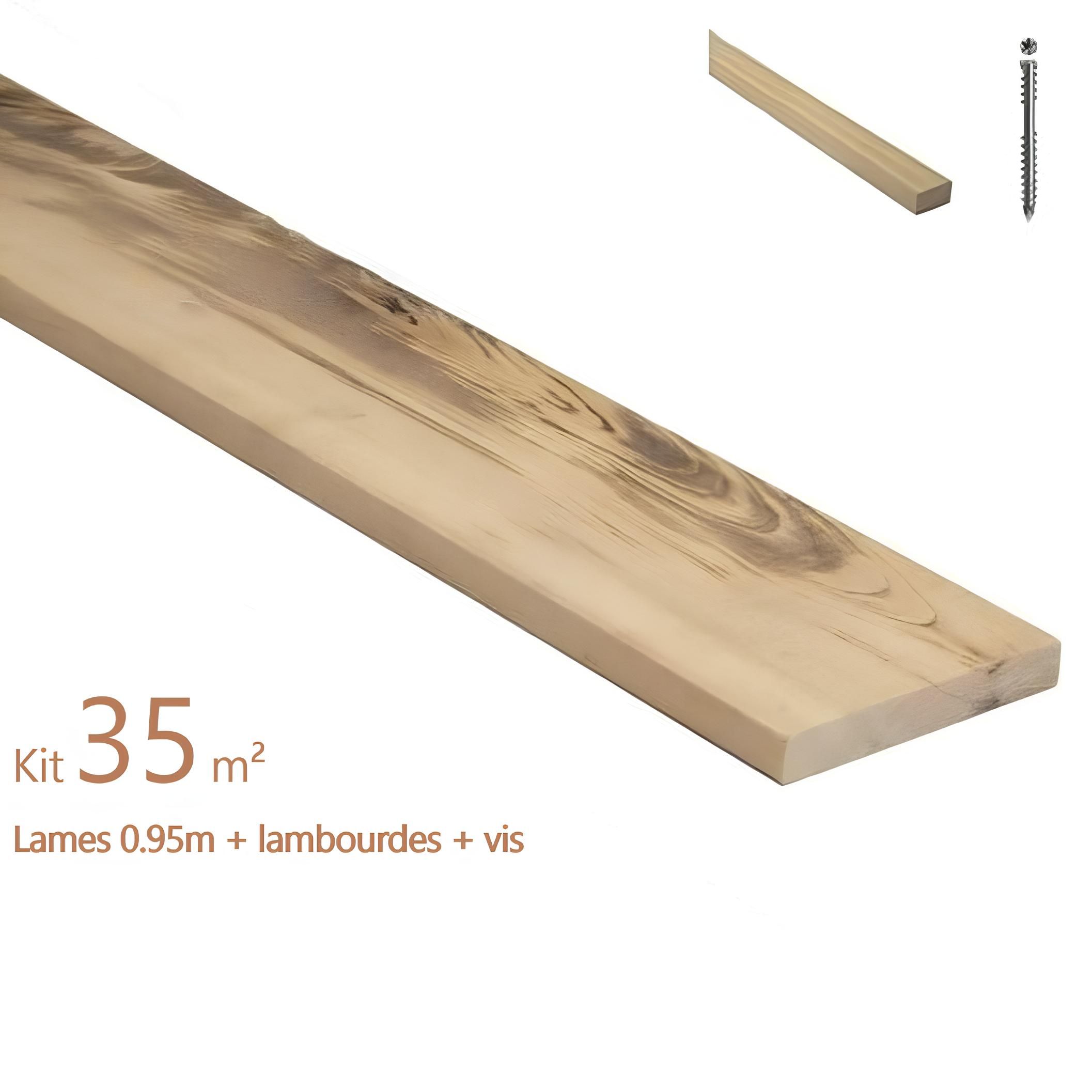 Kit Terrasse De 35m² En Bois Exotique Muiracatiara Tigerwood Longueur