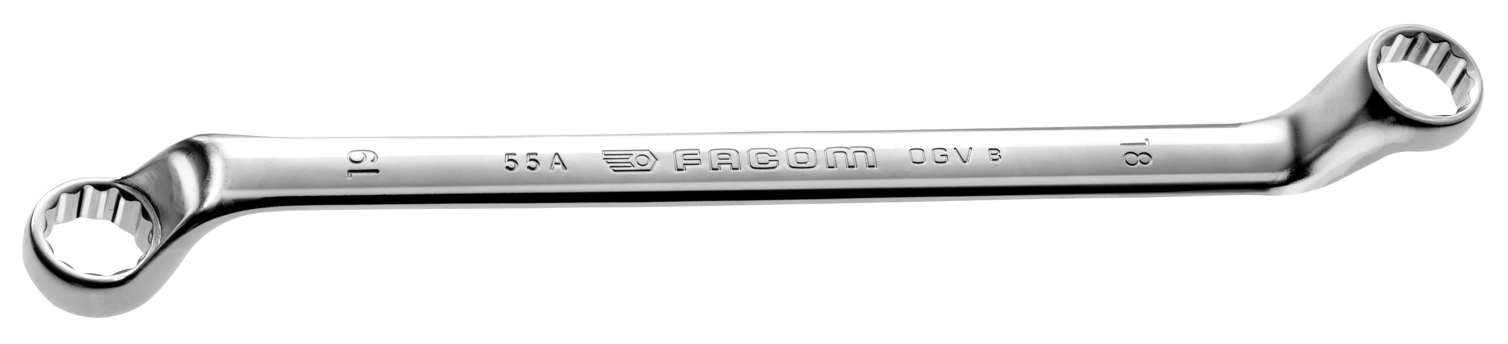 FACOM - Clé contrecoudée 10x11 mm - 55A10X11 | Leroy Merlin