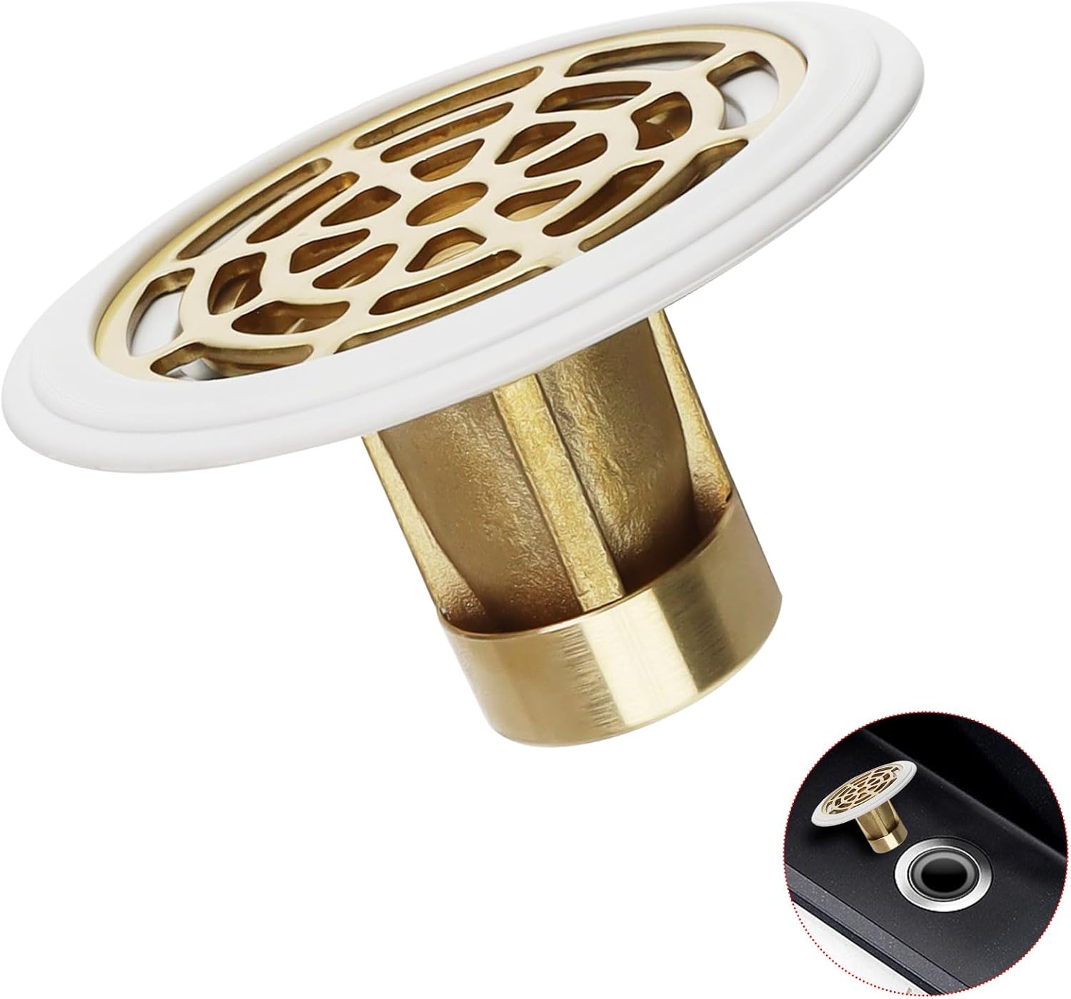 Siphon de Sol, avec Anneau en Caoutchouc, Prévenir Les Odeurs, Convient ...