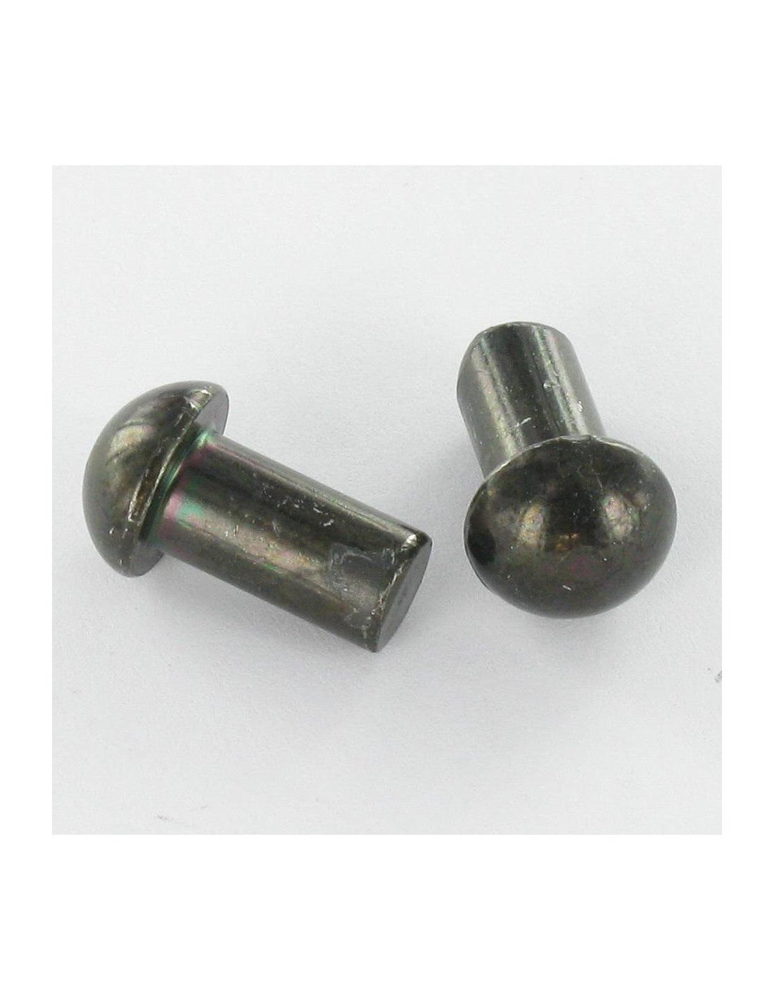 Rivet à frapper Tête ronde TR 6.5X12 Acier zingué noir-100 pièces ...