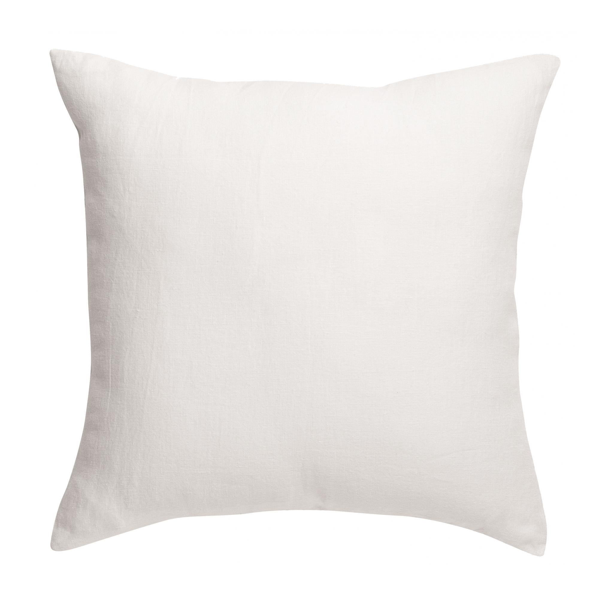 Coussin uni Zeff blanc 45 x 45 cm Vivaraise | Leroy Merlin