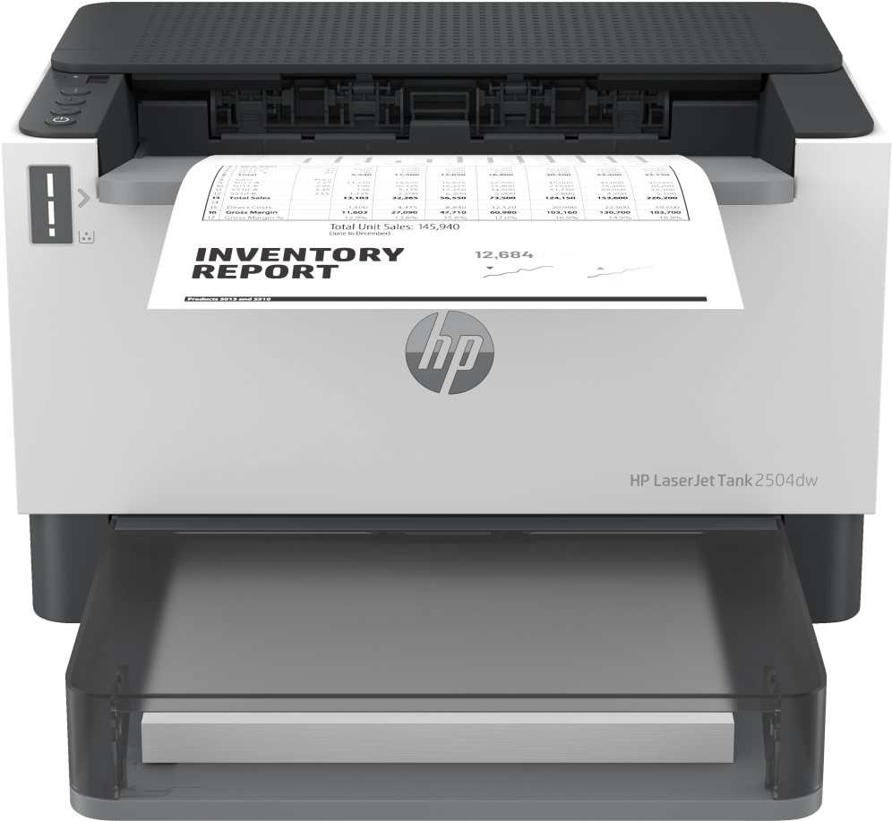 HP STAMP LASER A4 B/N, LASERJET TANK 2504DW, 22PPM, USB/LAN/WIFI ...