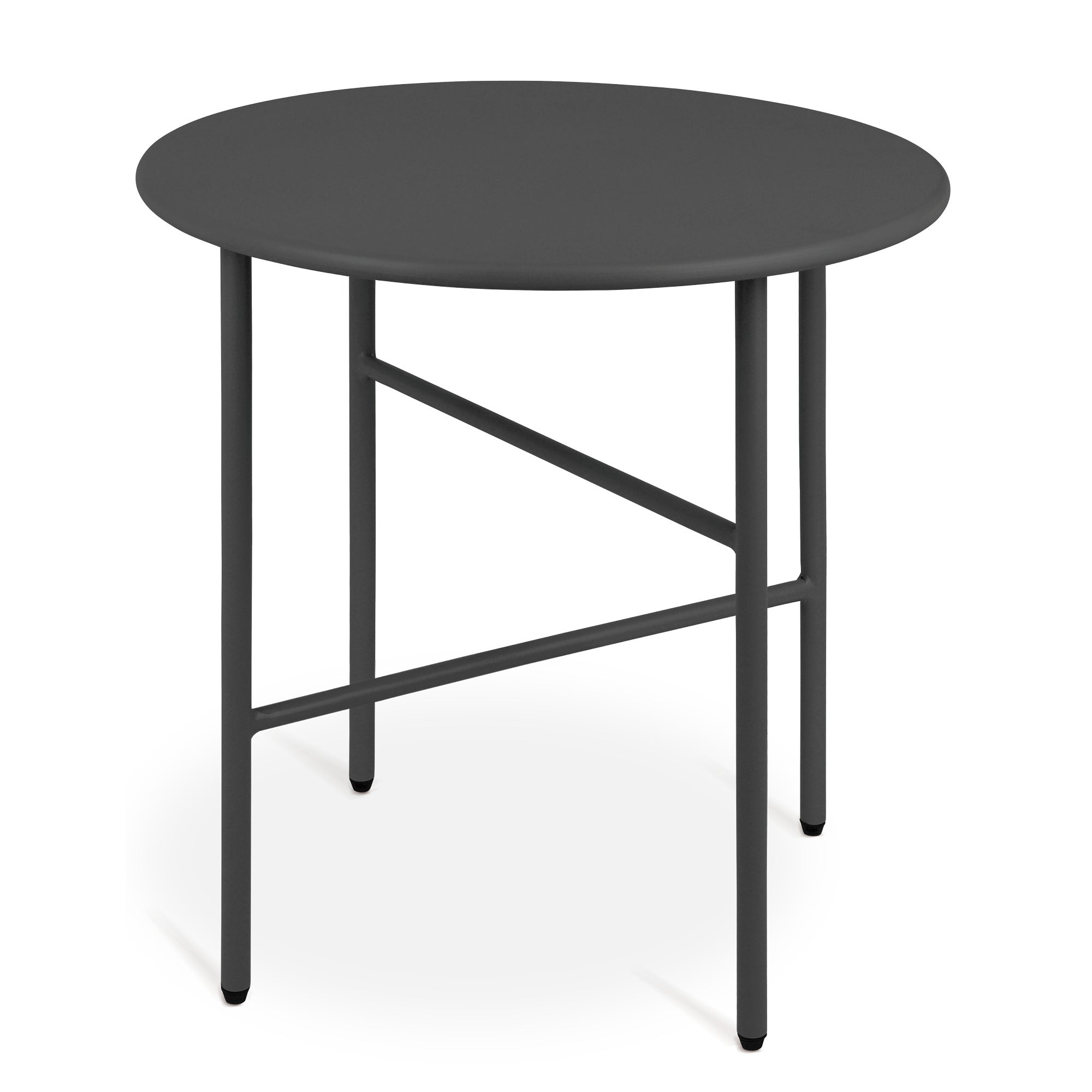 BOMOE Petite Table Basse Ronde en Métal Ø 53 cm Noir | Leroy Merlin