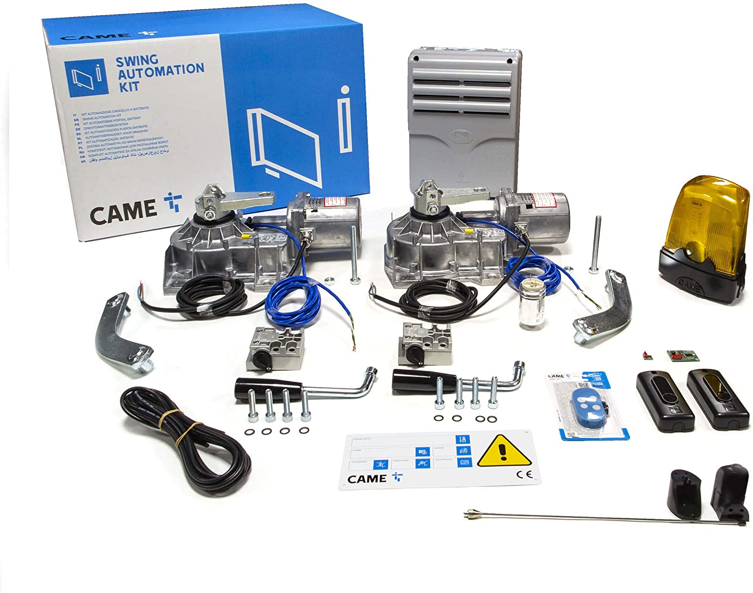 Kit Automazione Per Cancello Battente Motori Interrati CAME FROG ...