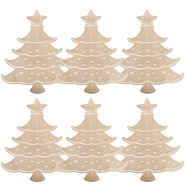 Set de table doré noël au meilleur prix | Leroy Merlin