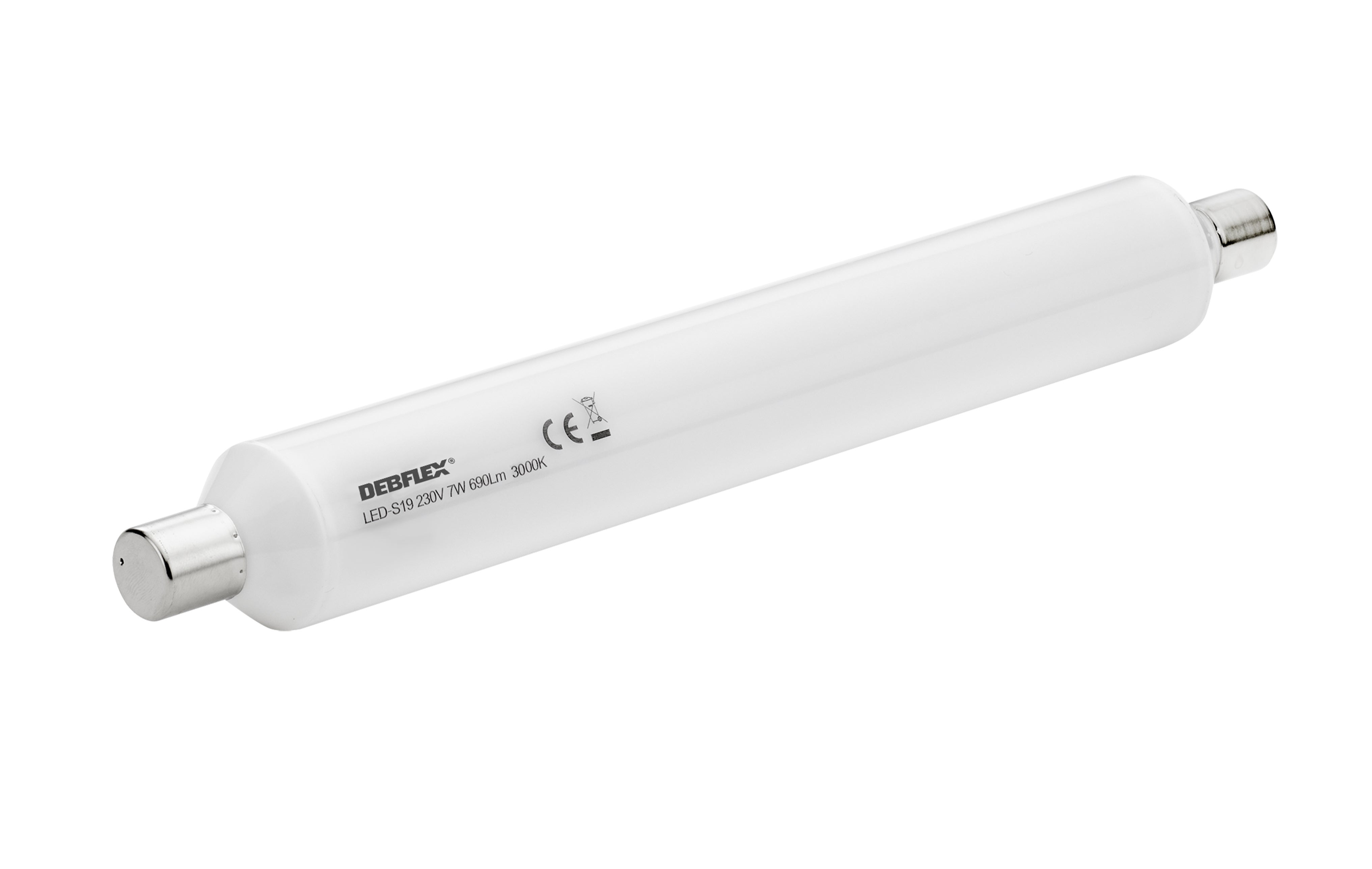 TUBE LINOLITE LED 310MM S19 7W 6500K 620LM BLANC | Bricoman