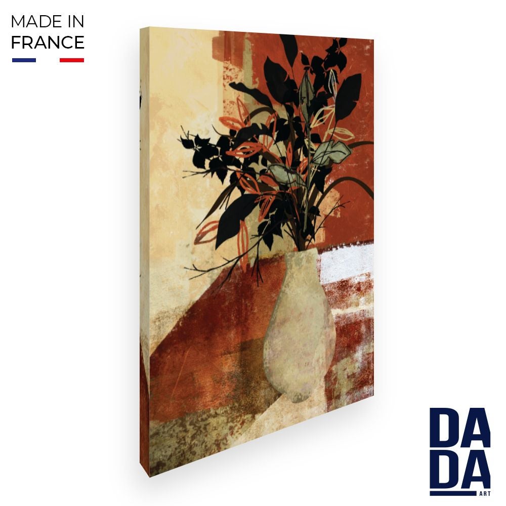 Toile Vase fleurs / 50x70cm / Fabriqué en France / DADA ART | Leroy Merlin