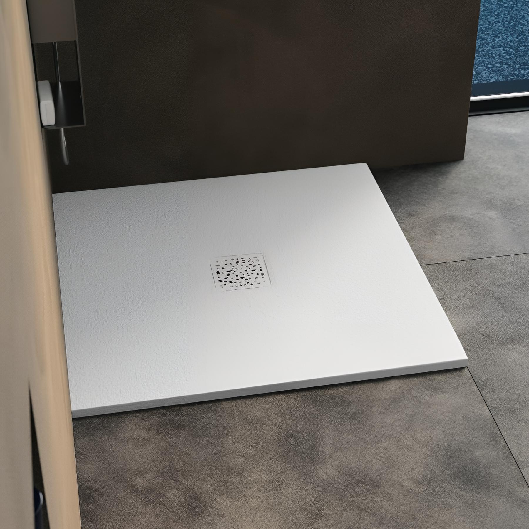 Plato de ducha extraplano KINEDO KINEMATIC 100X80 espesor 5,5cm se ...