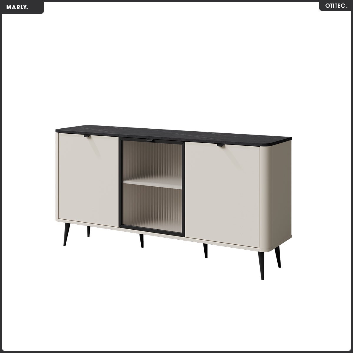 Commode - L.160 x H.82 x P.40 - MARLY | Leroy Merlin