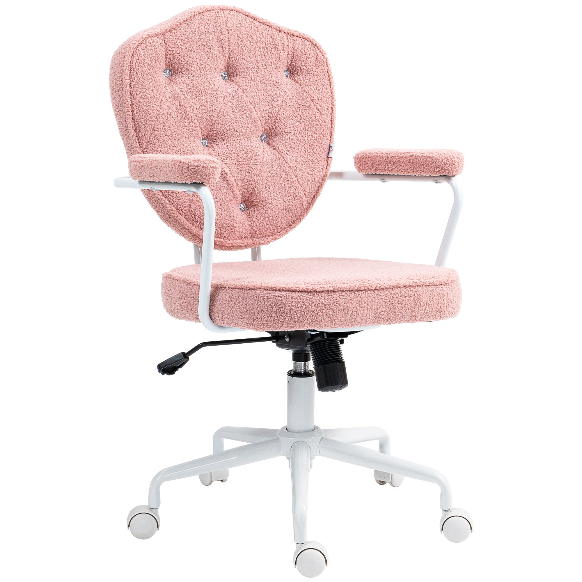 Chaise de bureau confortable siège rembourré réglable en hauteur sans ...