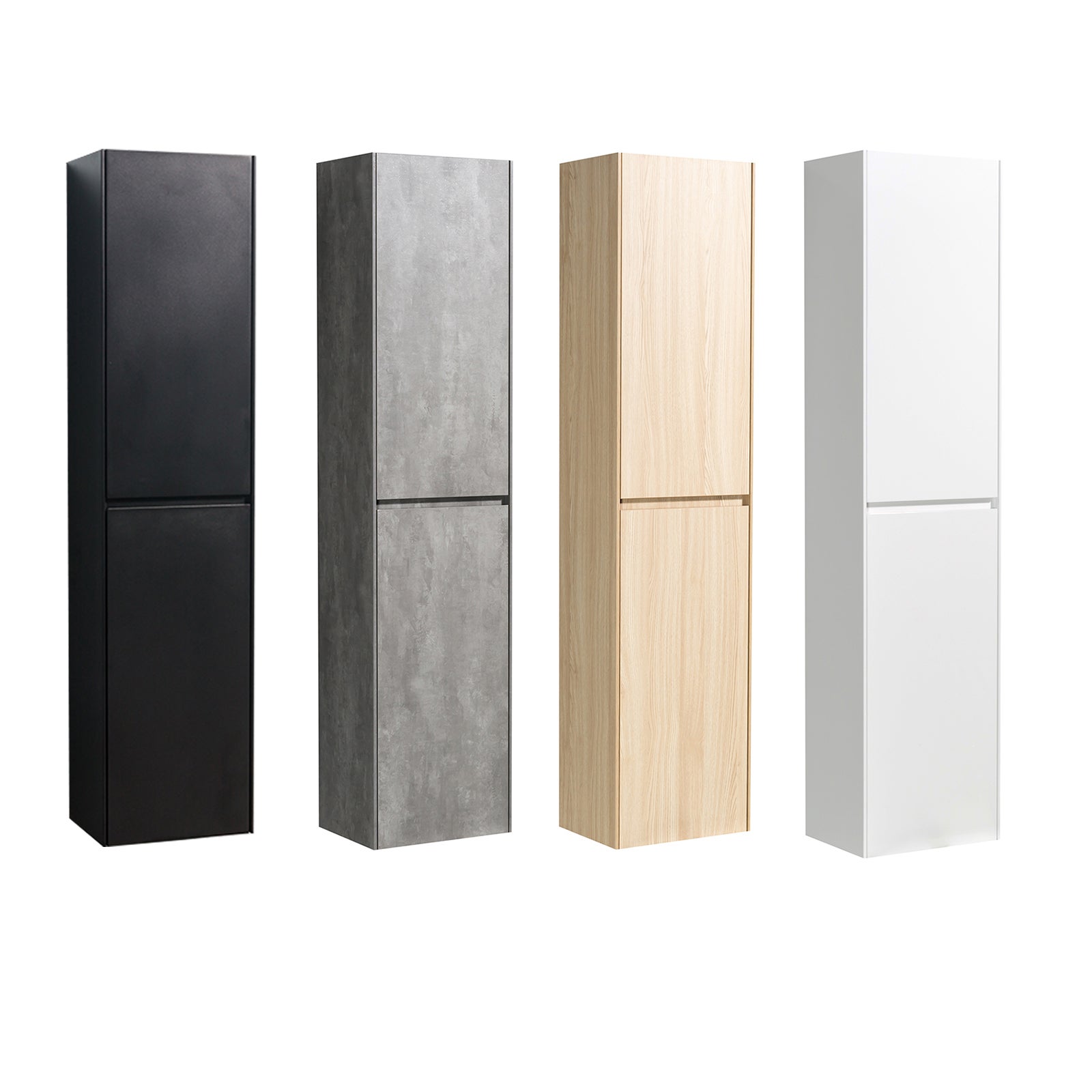 BERNSTEIN - Colonne Meuble de rangement murale 170x40x30cm (HxLxP ...