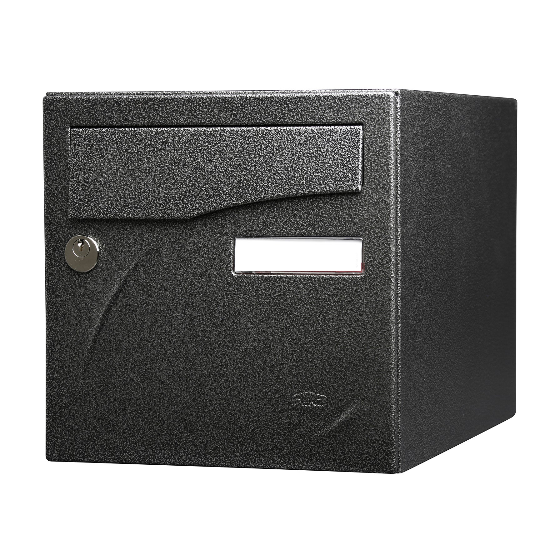 Boite aux lettres Préface 1 porte noir décor RAL 9005D | Leroy Merlin