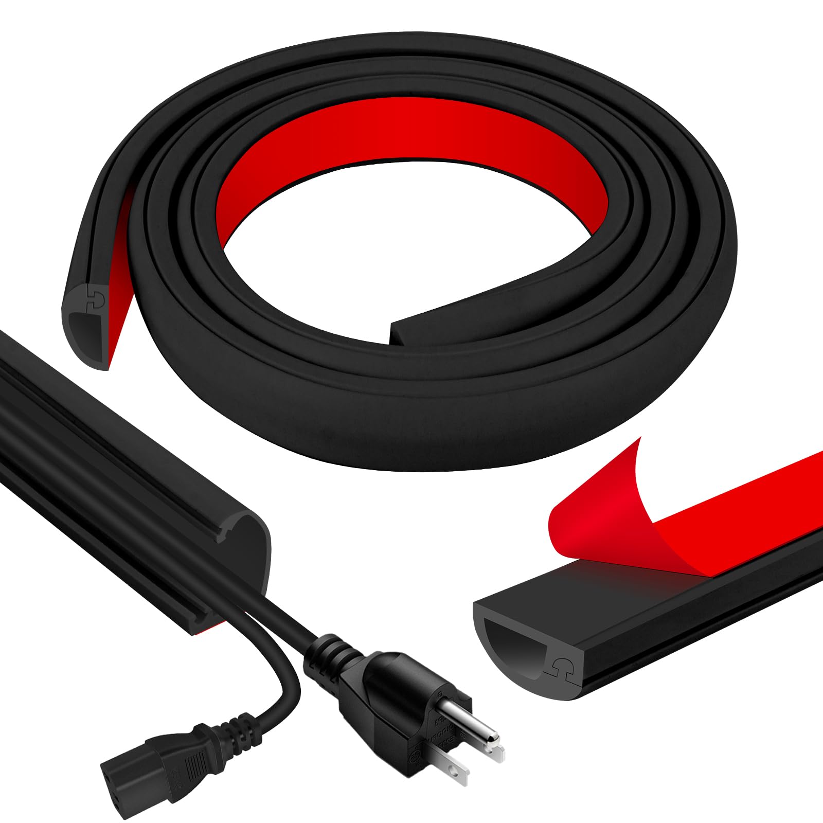 Gaine flexible auto-adhésive 1 m pour sol au plafond, mur, carrelage ...
