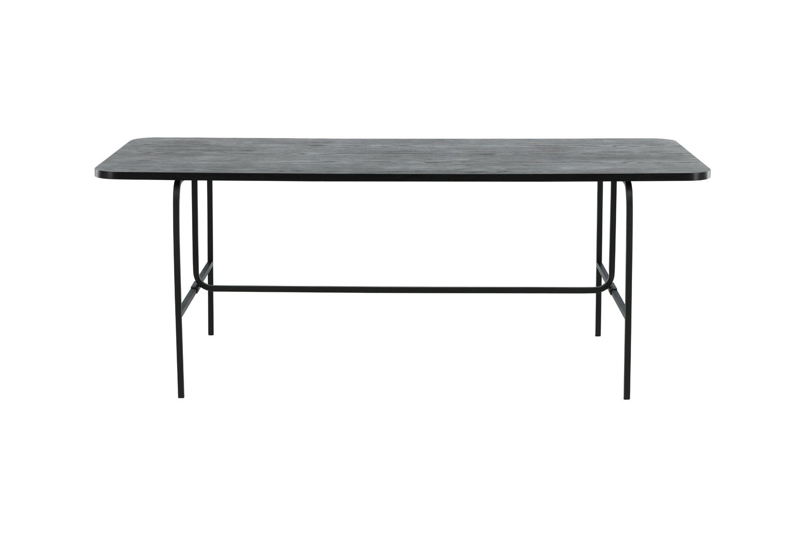 Uno Table à manger 90x200cm, noir. | Leroy Merlin