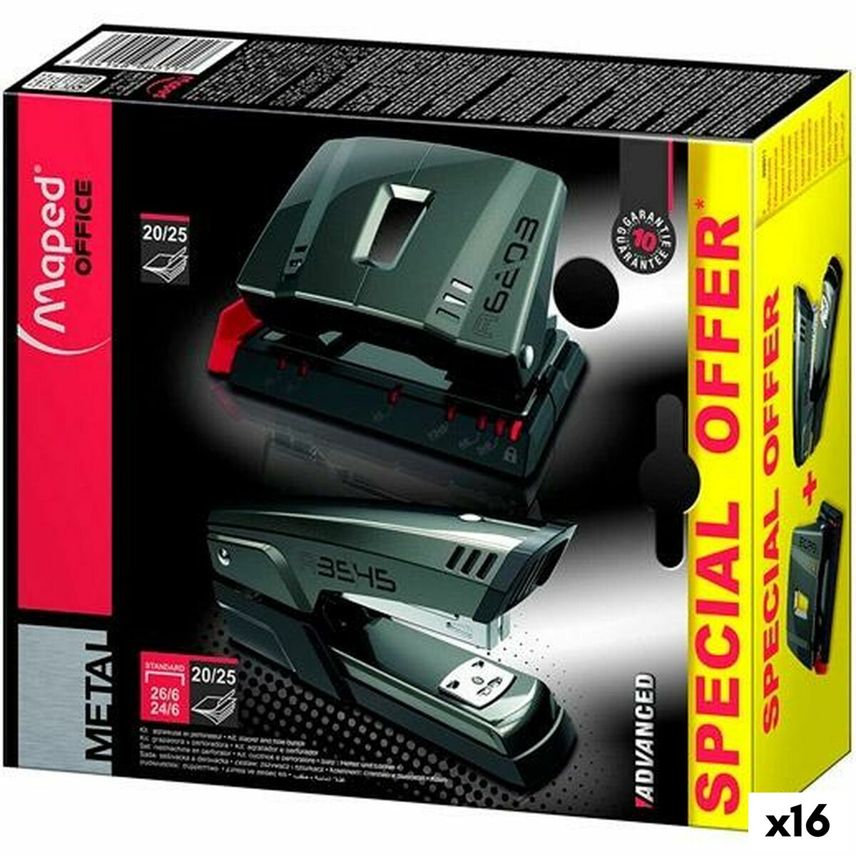 Lot Maped Perforeuse Agrafeuse (16 Unités) | Leroy Merlin