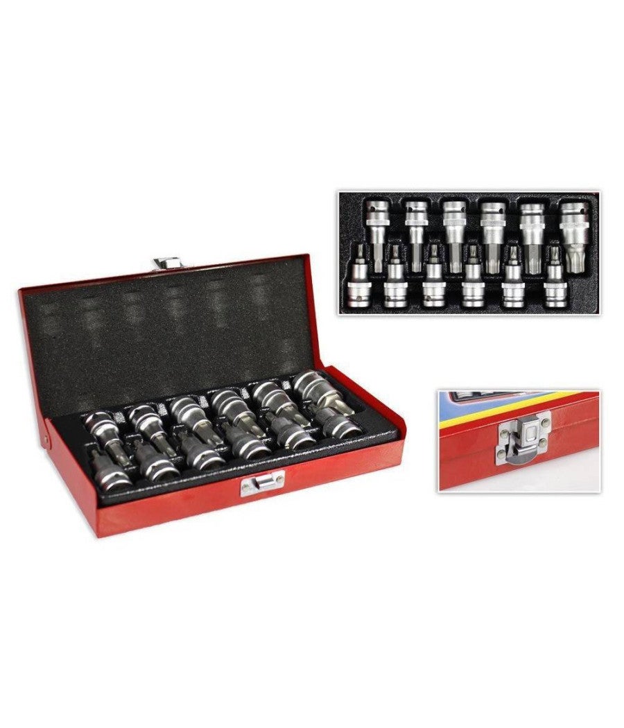 Trade Shop - Set Inserti A Bussola Torx 13 Pz Punte Per Trapano ...