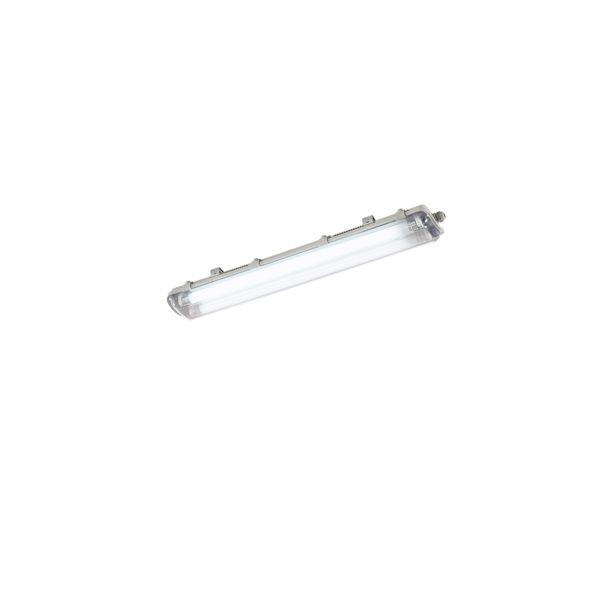 "Plafón estanco ATLANTIC para tubos LED de doble lámpara PC+PC ...