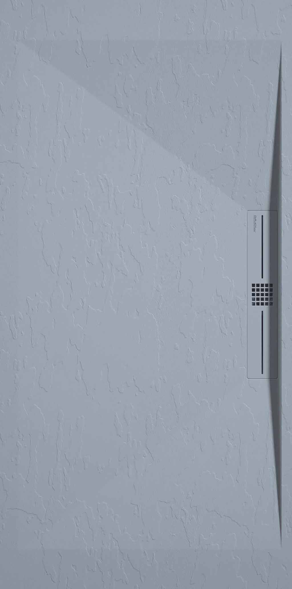 Receveur de douche Gris, finition Ardoise Stone SIDE, grille de couleur ...