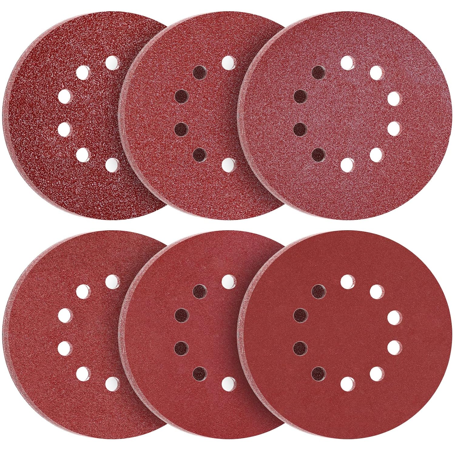 Disques abrasifs 225 mm, 60 disques abrasifs ronds de 225 mm, grain P40 ...