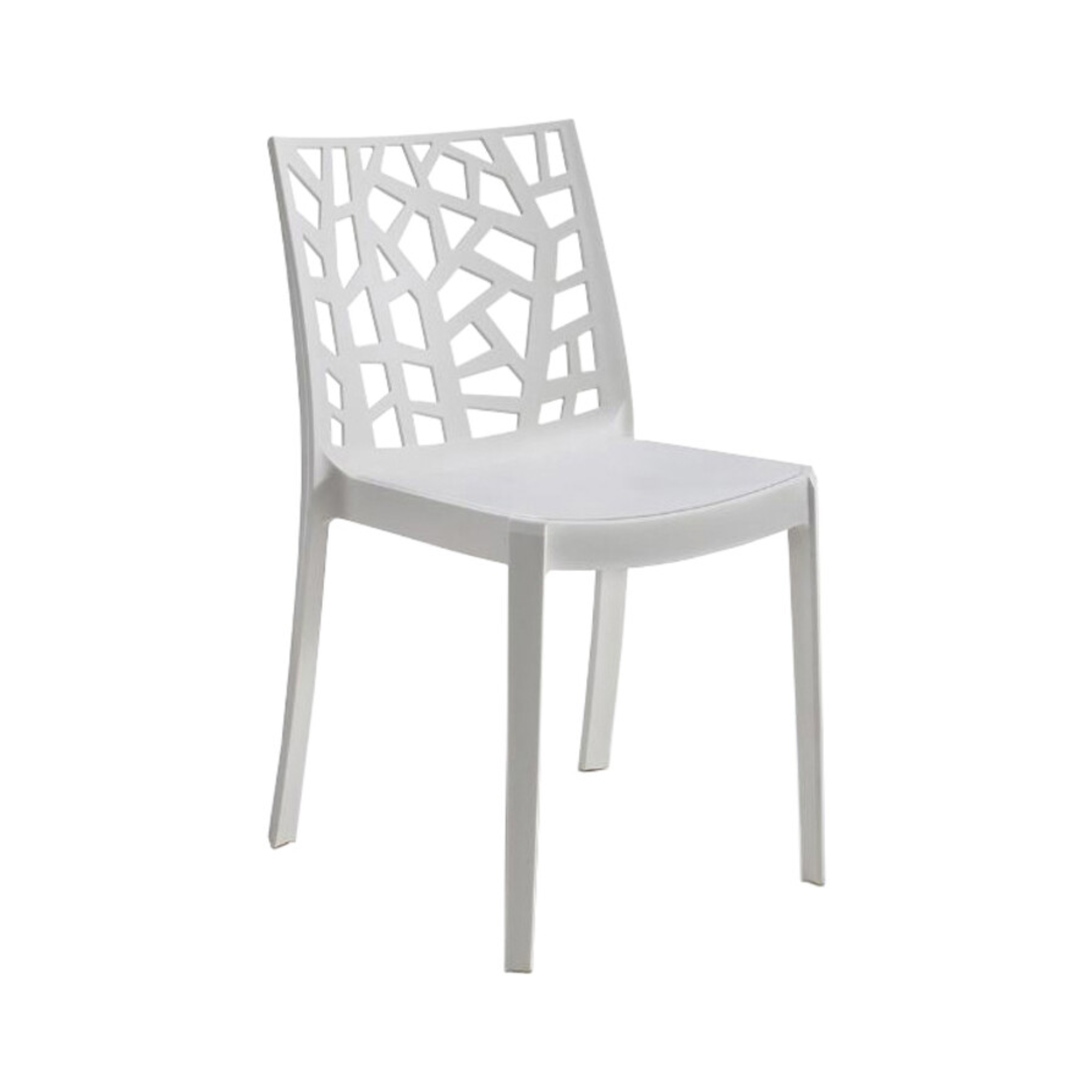 Silla "Matrix" de polipropileno apilable con tapones antideslizantes ...