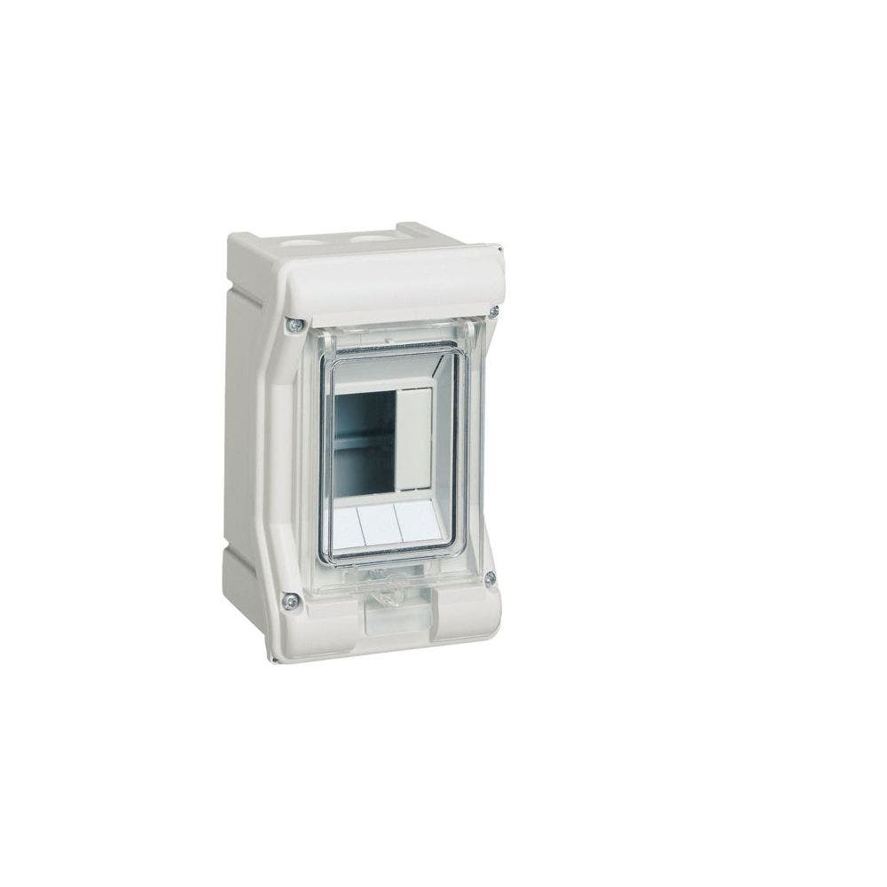Caja hager 12 modulos estanca IP65 modelo Vector VE112F | Leroy Merlin