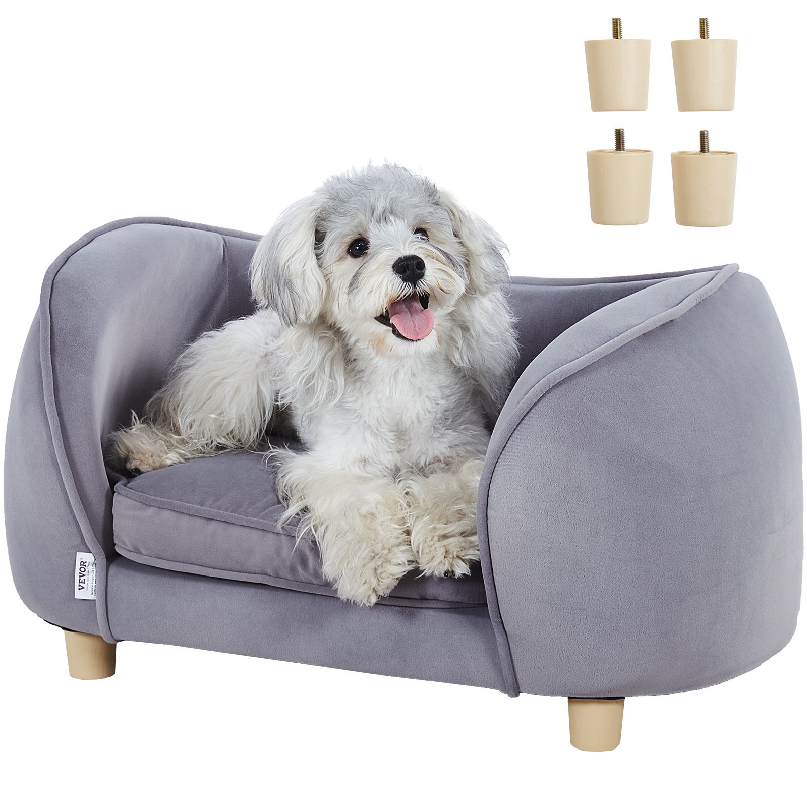 Sofá para Mascotas, Sofá para Perros Pequeños y Gatos, Sofá Cama Suave ...
