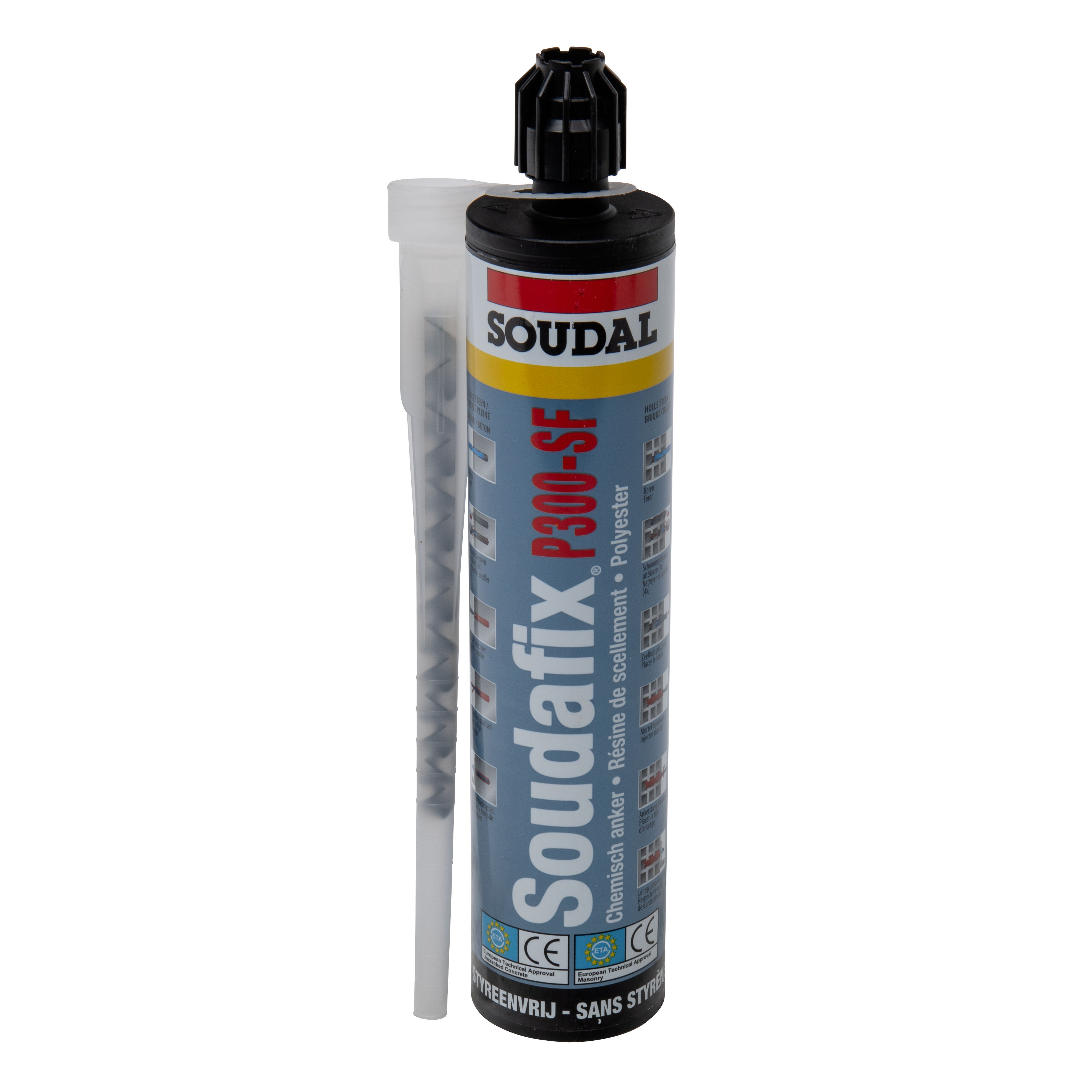 Soudafix P300-SF - Anclaje químico - Soudal - 280 ml | Leroy Merlin