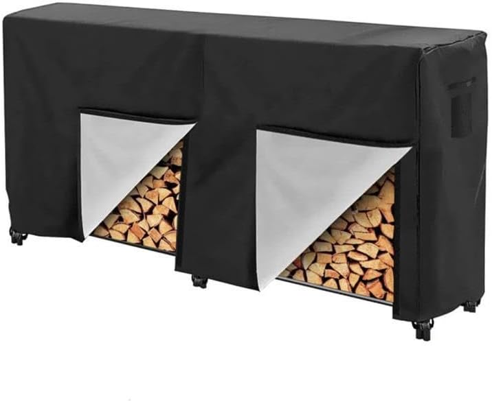 (244*61*107 cm) Support à bois de chauffage Cove 8FT Support à bois ...