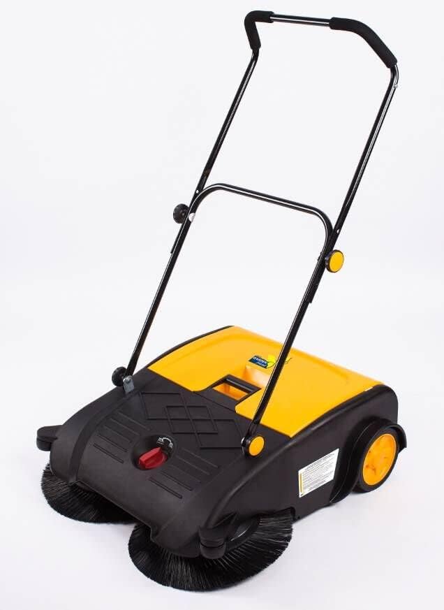 Garden Friend Balai manuel 75cm ABS, EVA et métal brosses réglables en ...