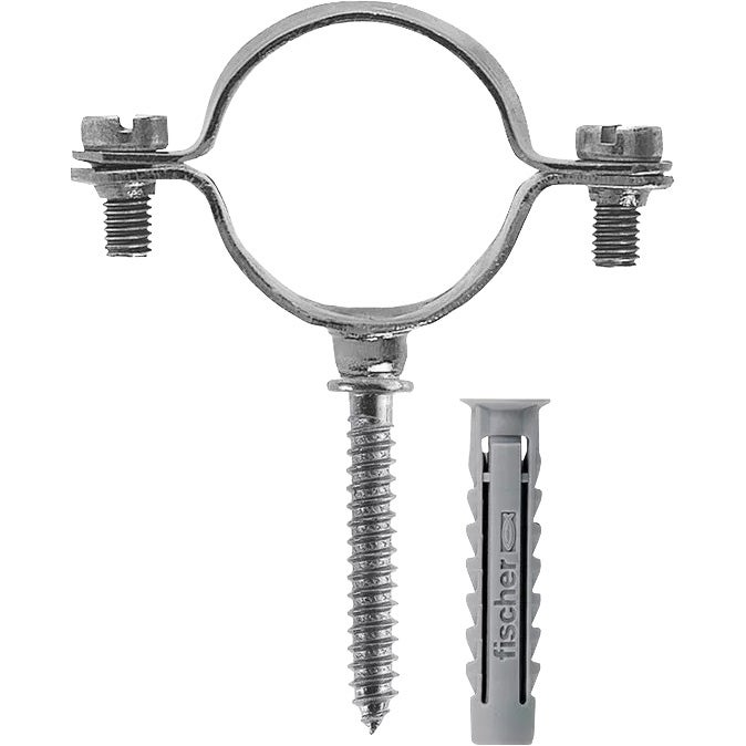 Colliers en Acier Galvanisé pour Tubes Électriques - 10 Pièces de 18 mm ...