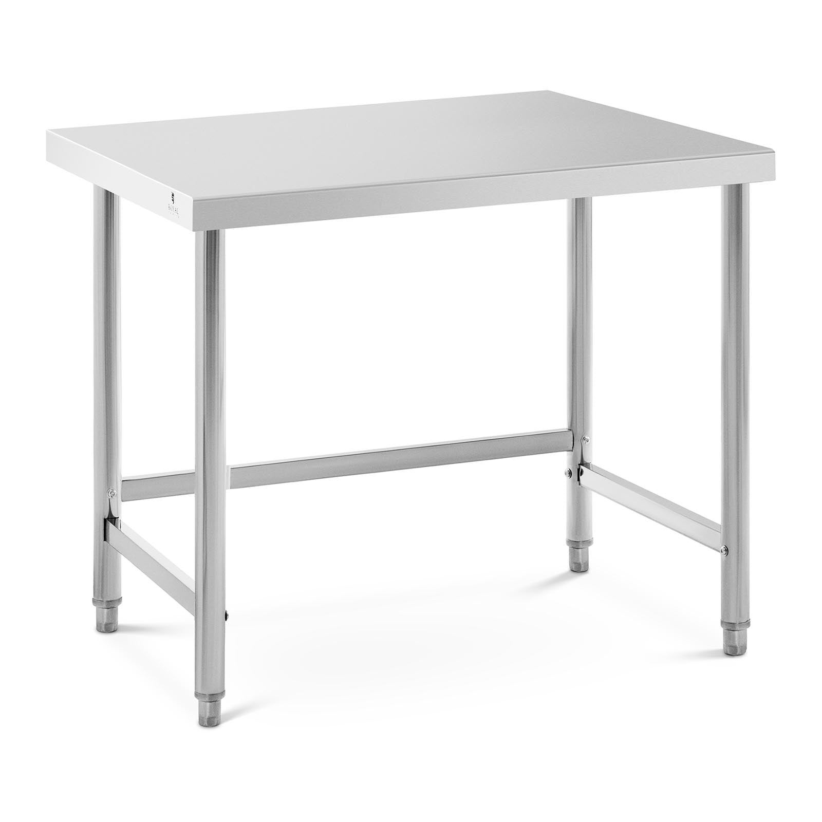 Table de travail acier inoxydable plan de travail en inox plan de travail table de travail ...