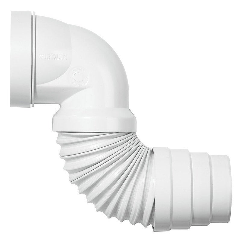 Pipe WC flexible WIRQUIN 1312344 - coudée extensible - 230 / 390mm ...
