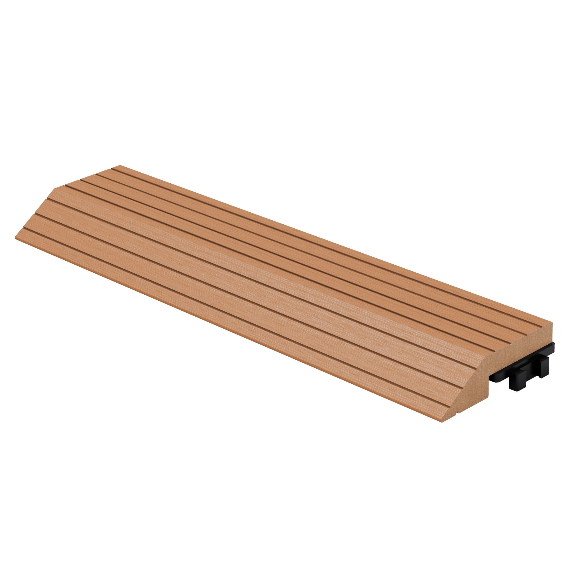 Bordure de finition angle droit 38x2x7,5cm Brun clair Plinthe d'angle ...
