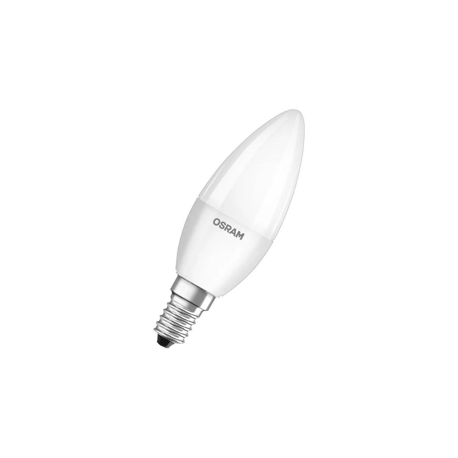 Ampoule LED E14 4.9W 470 lm C37 OSRAM Parathom Value Classic 4052899326453 6500K Blanc froid ...