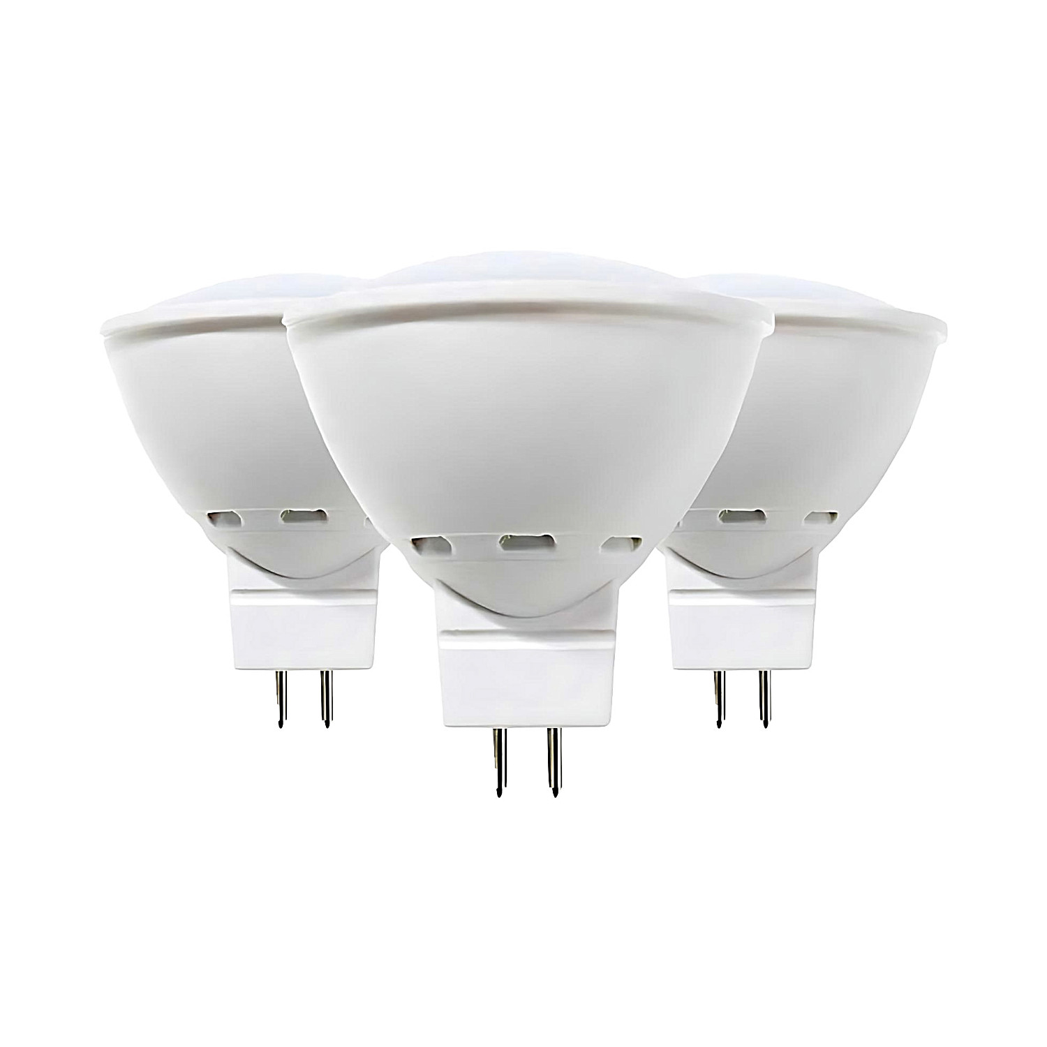 Pack 3 Bombillas LED Spotlight GU5.3 6W Equi.50W 540lm 4000K 15000H Primer Leader | Leroy Merlin