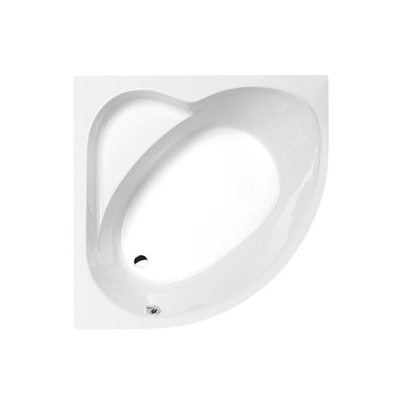 Bain de coin SIRIUS 130x130x43cm, Blanc | Leroy Merlin