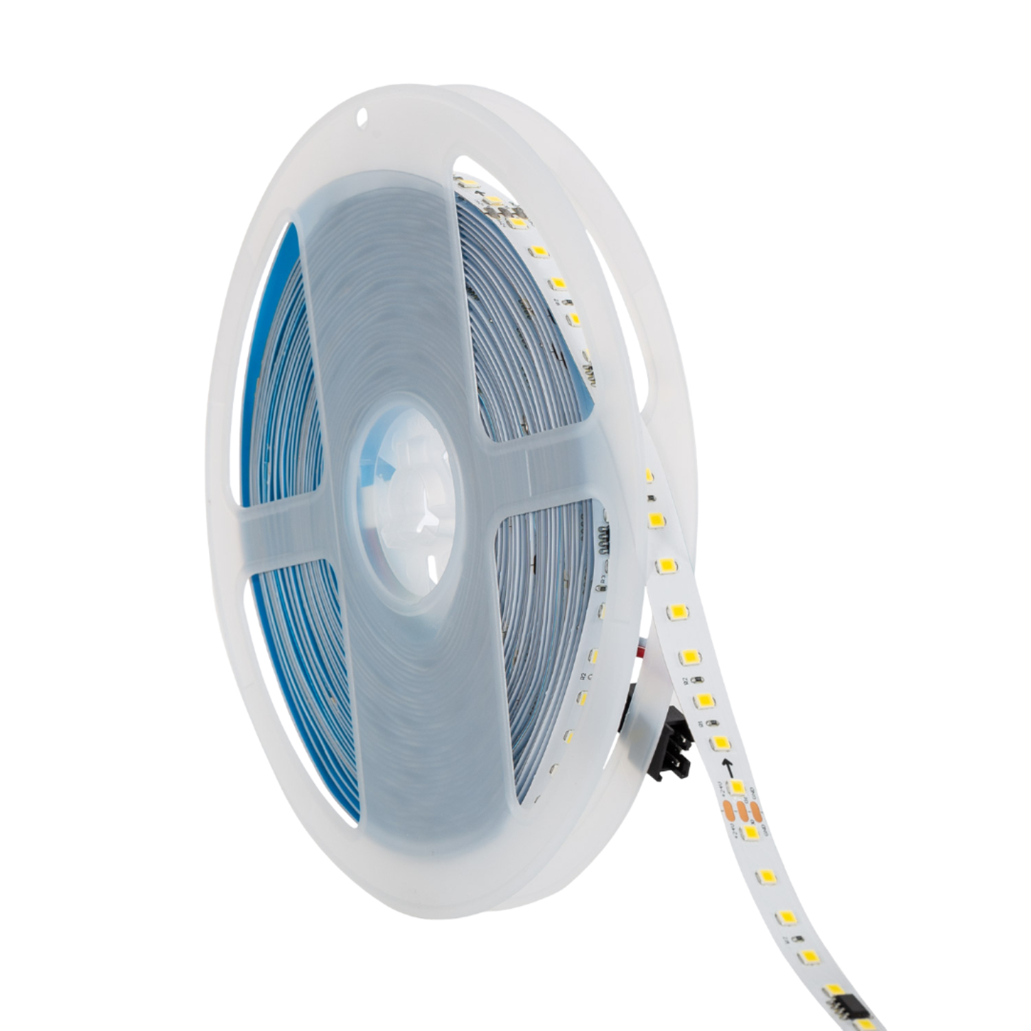 Ledkia Tira LED Monocolor Digital SPI 24V DC 120LED/m 10m IP20 Ancho 10mm Corte cada 10cm 3000K ...