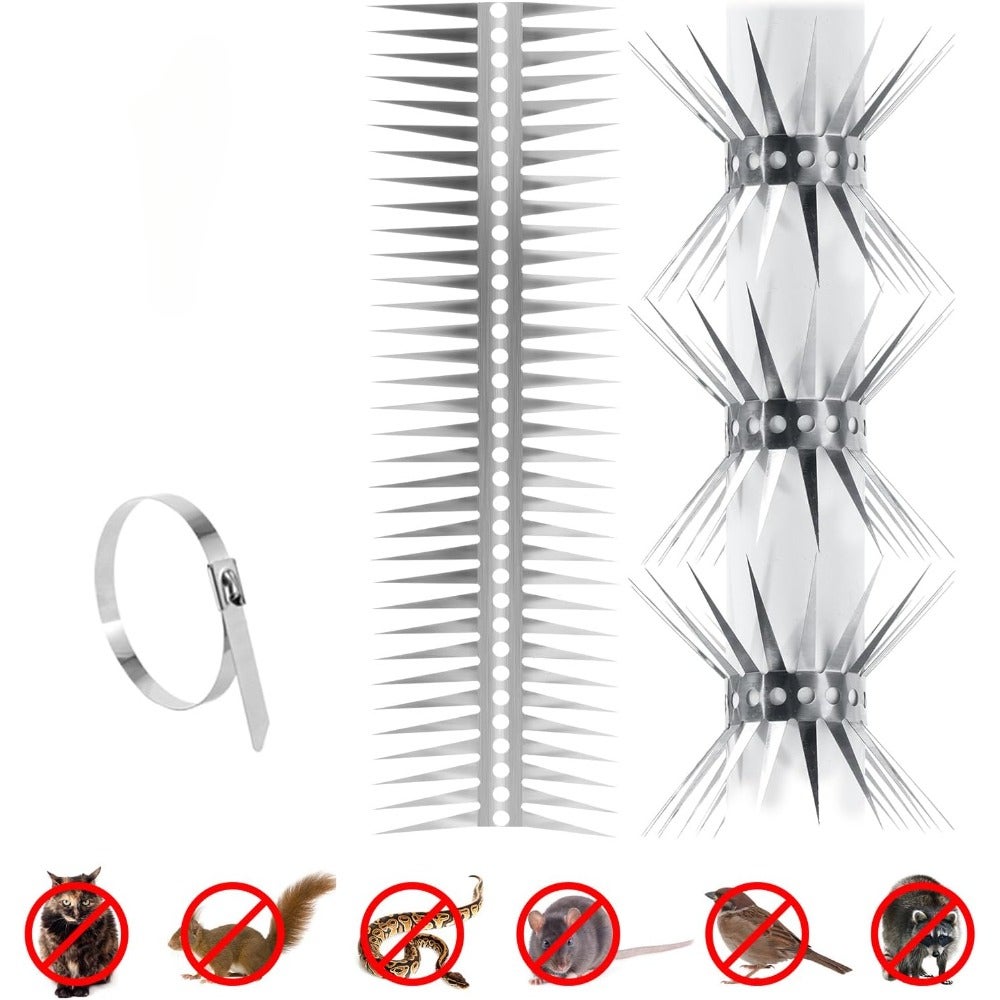 Stainless Steel Anti-climbing Spikes, Bird Spikes, Squirrel Spikes and ...