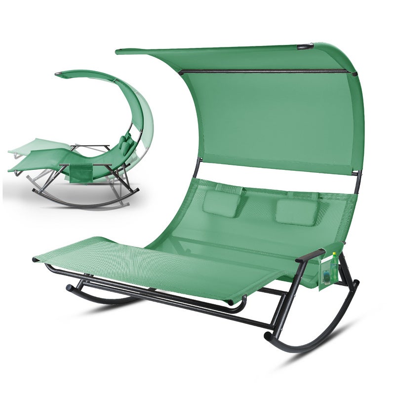 Chaise longue double à bascule Longue Transat à Bascule Transat double ...