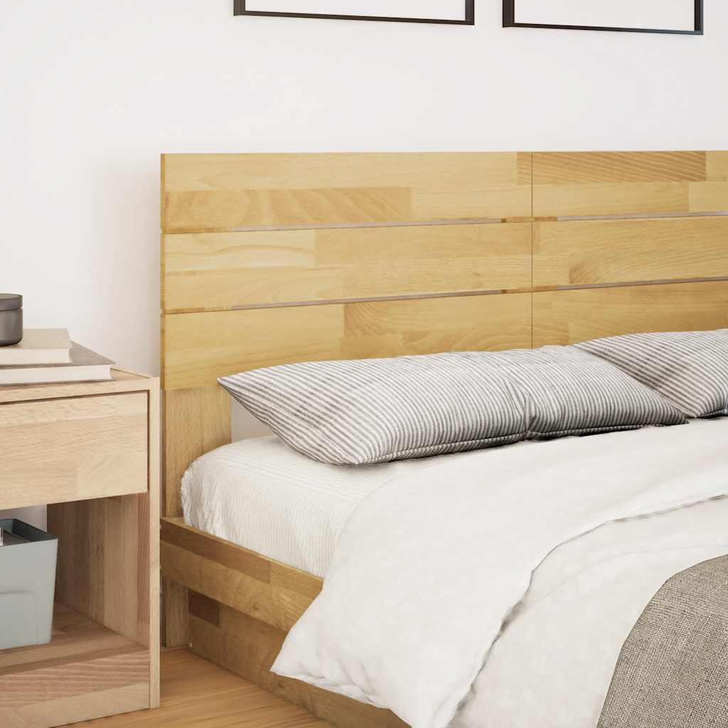 Cabecero de cama 135 cm madera maciza roble | Leroy Merlin