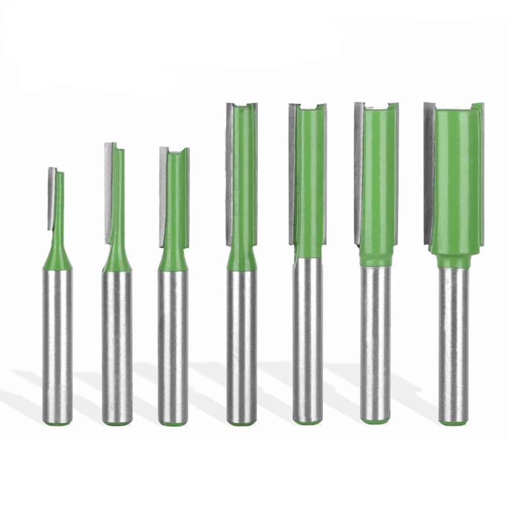 Brocas de fresado rectas de carburo de 6 mm (3, 4, 5, 6, 8, 10 y 12 mm) para carpintería ...