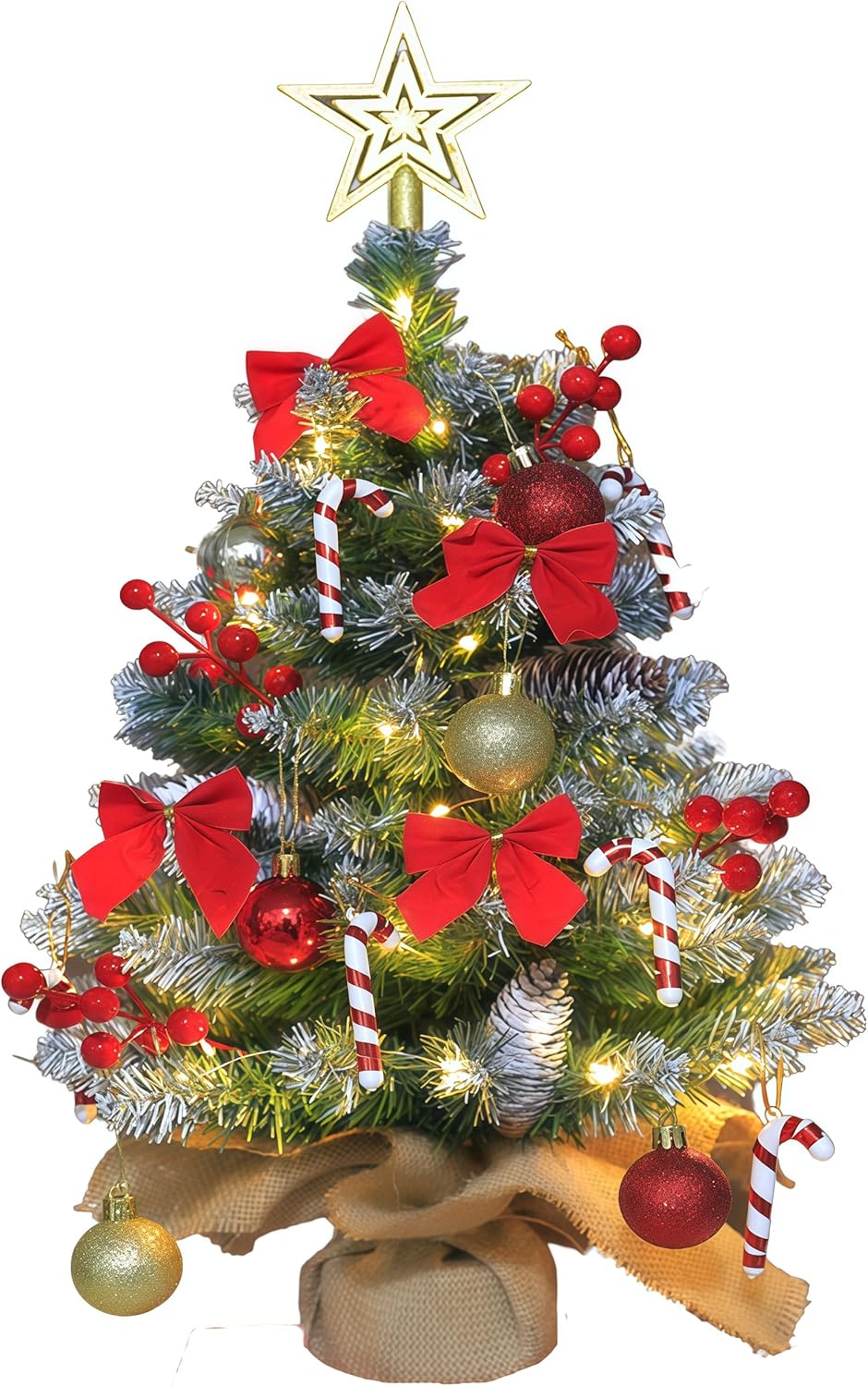 Sapin de Noël artificiel miniature, parfait pour les décorations de ...