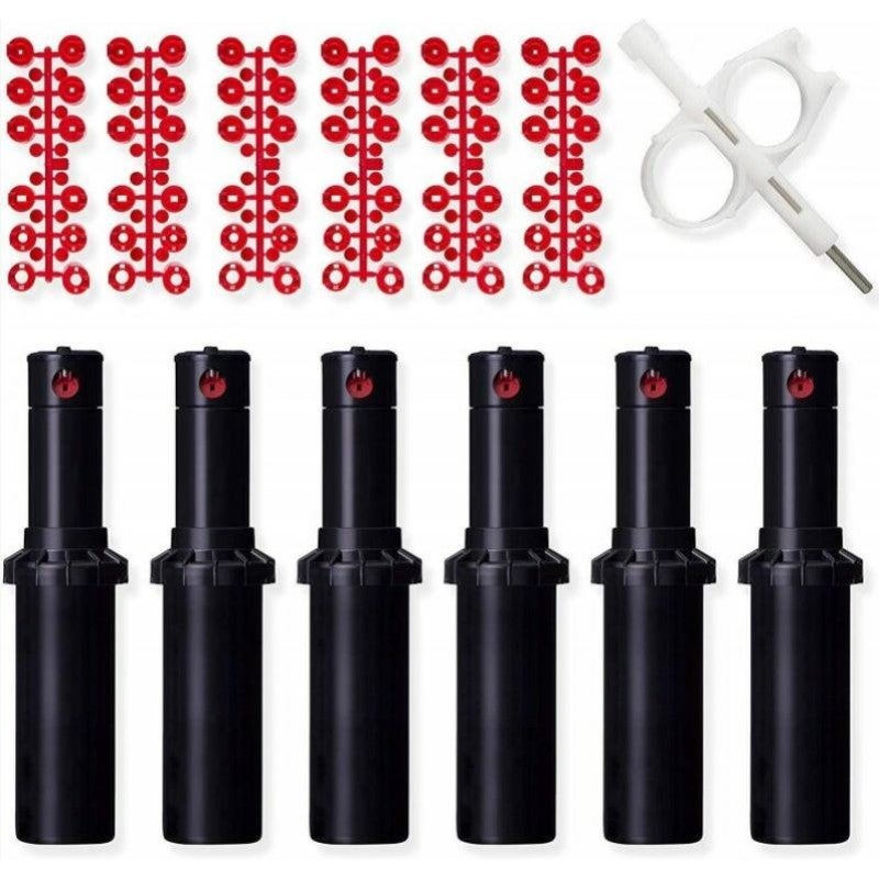 Aspersor de riego Hunter PGP-ADJ 3/4'' | Pack 6 Aspersor de Jardin ...