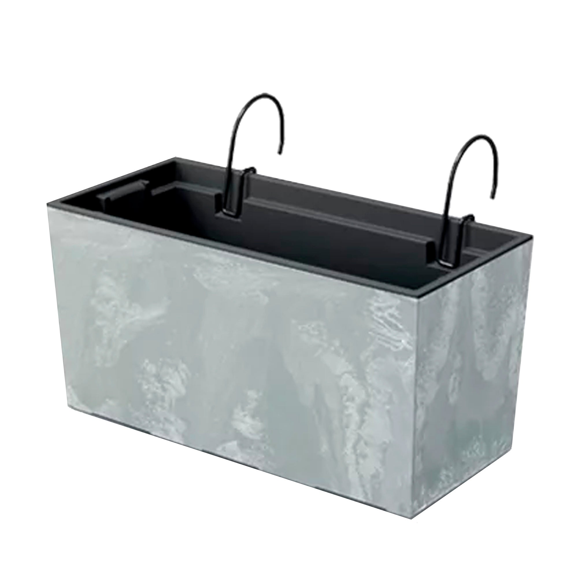 Urbi Case Beton Effet W Pot, Dimensions (mm) 395x185x195, couleur en ...
