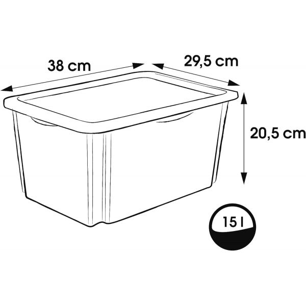 Boîte de rangement Sam le Pompier - 15 Litres | Leroy Merlin