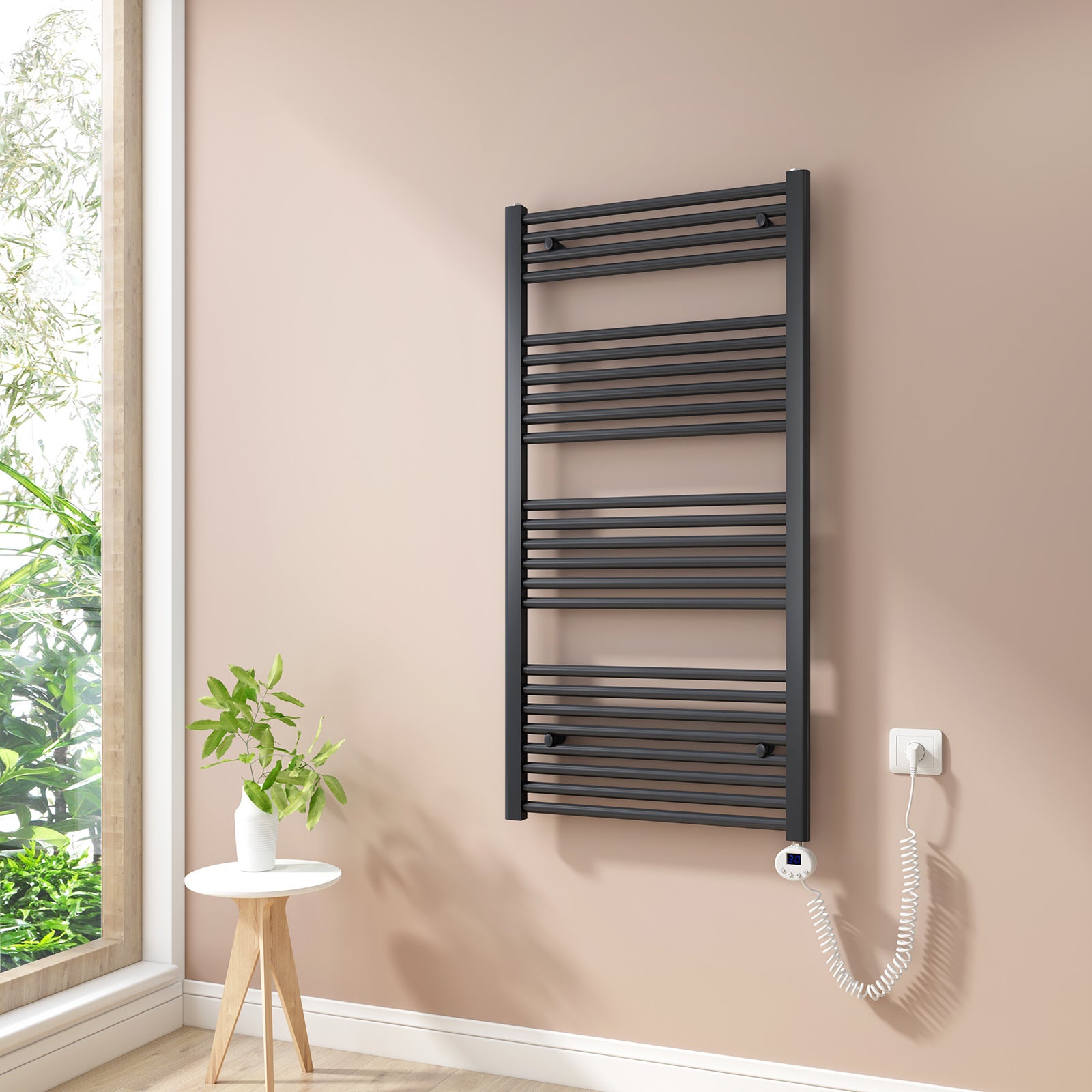 Heilmetz Sèche-Serviettes Electrique, Radiateur Sèche-Serviettes 120x60 ...