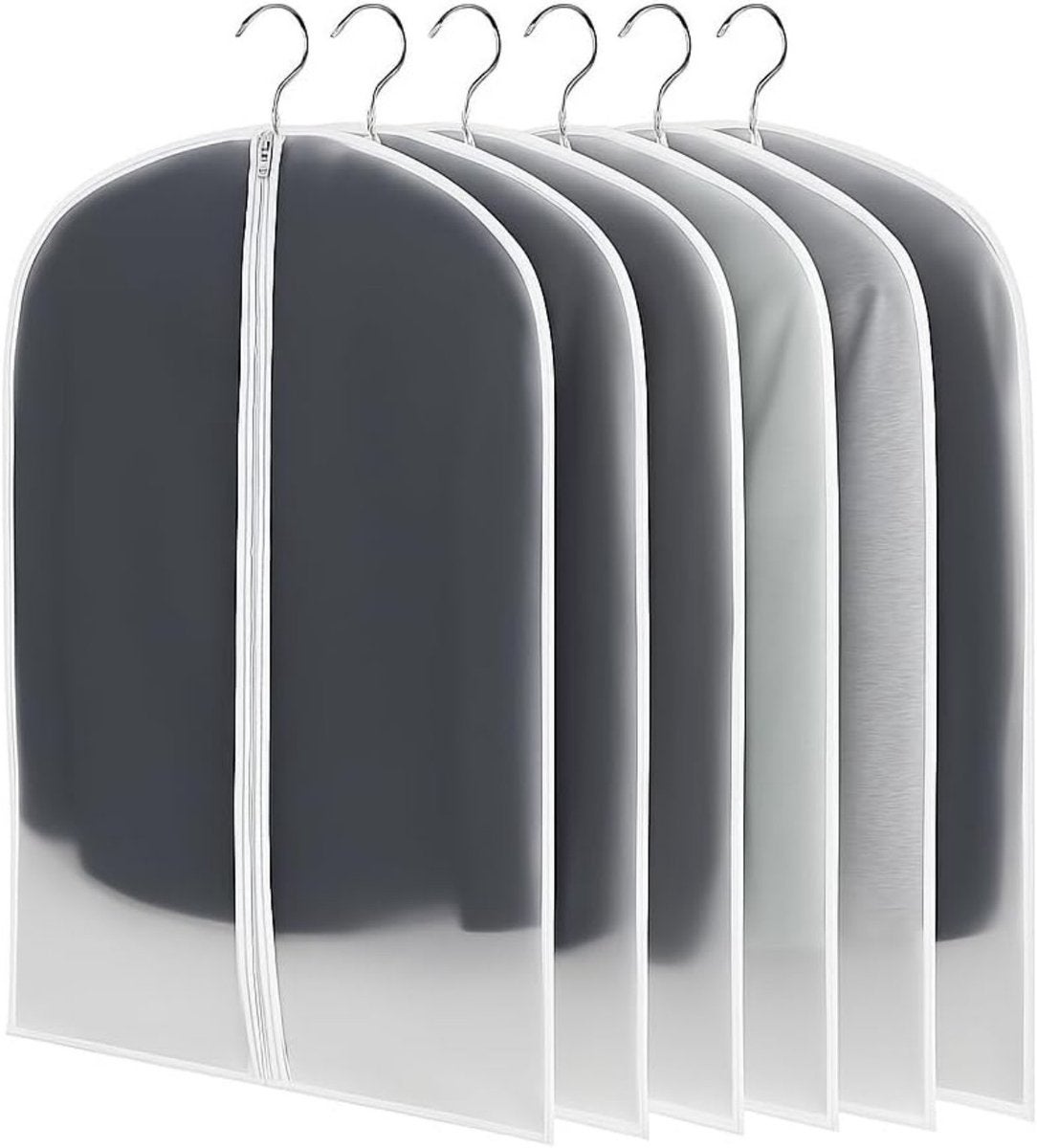 Housse de costume transparente anti-poussière, lot de 6 pièces, idéale ...