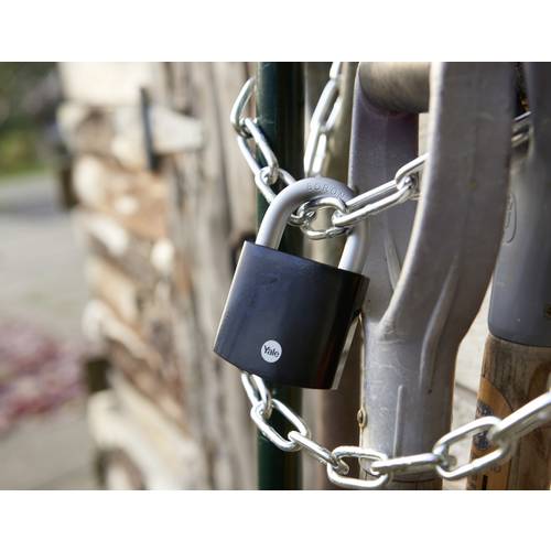 YALE Y90SB/45/129/1 Cadenas 45 mm noir avec serrure à clé | Leroy Merlin