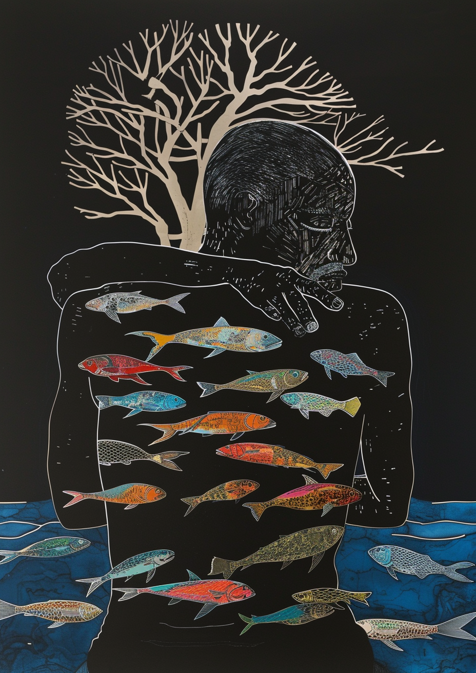 Lámina para enmarcar, 70x100. POLARTE. Sinfonía Acuática del Árbol ...