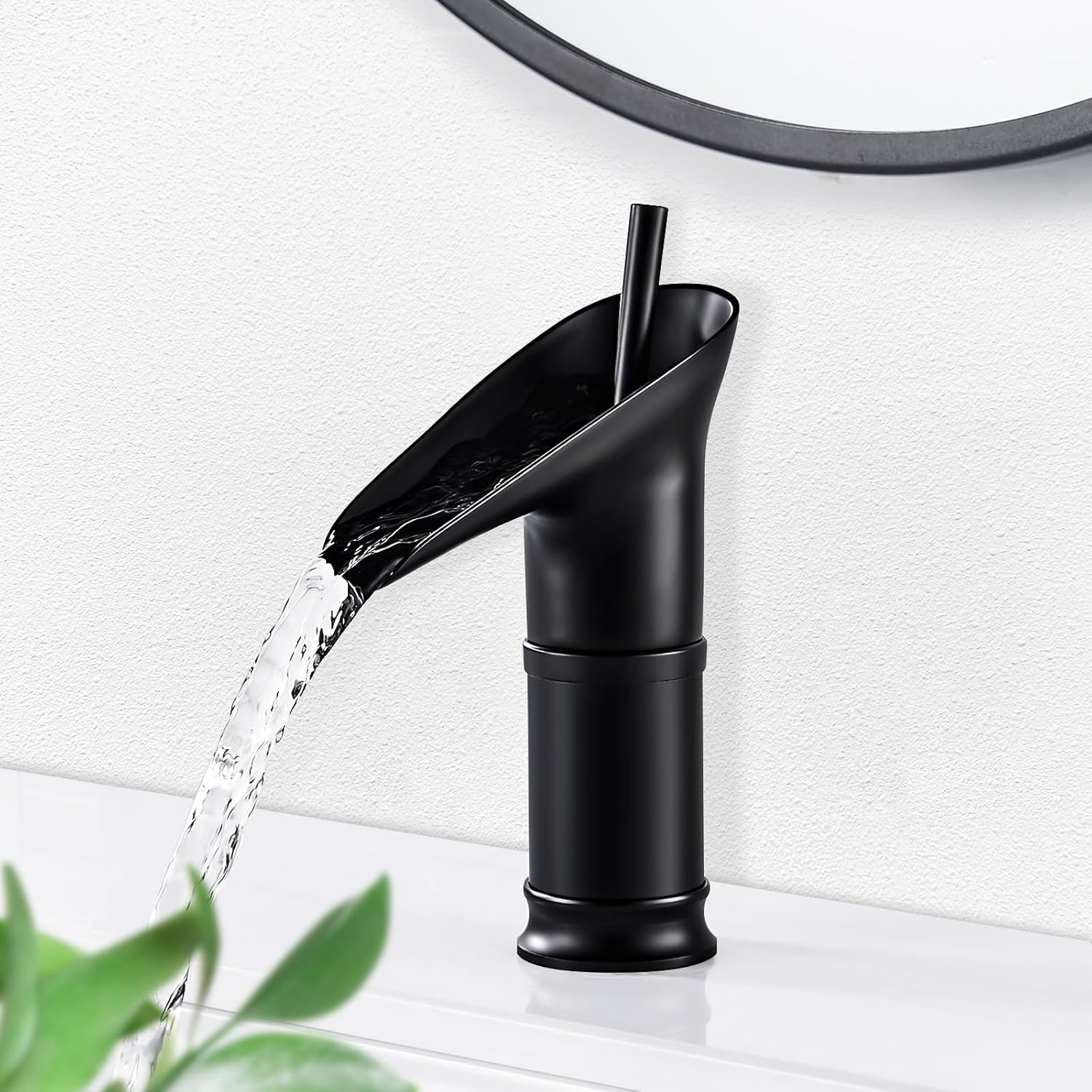 Robinet Salle de Bain Cascade Rétro Laiton, Robinet Lavabo Cascade ...